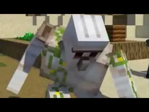 minecraft angry iron_golem - YouTube