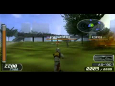 Earth Defense Force 2 Portable (PSP) - Match Up Gameplay - YouTube