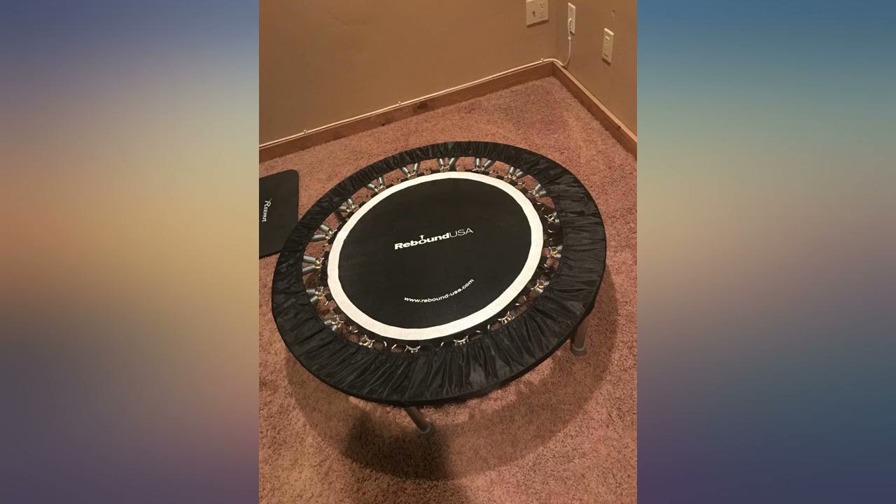 MaXimus Pro USA Home Gym Rebounder Mini Trampoline 40 inch with Handle ...