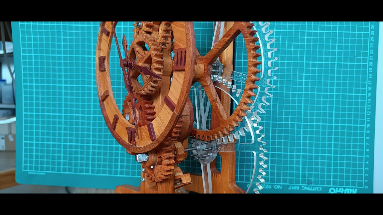 Montaje de un Reloj de cuerda con péndulo - YouTube