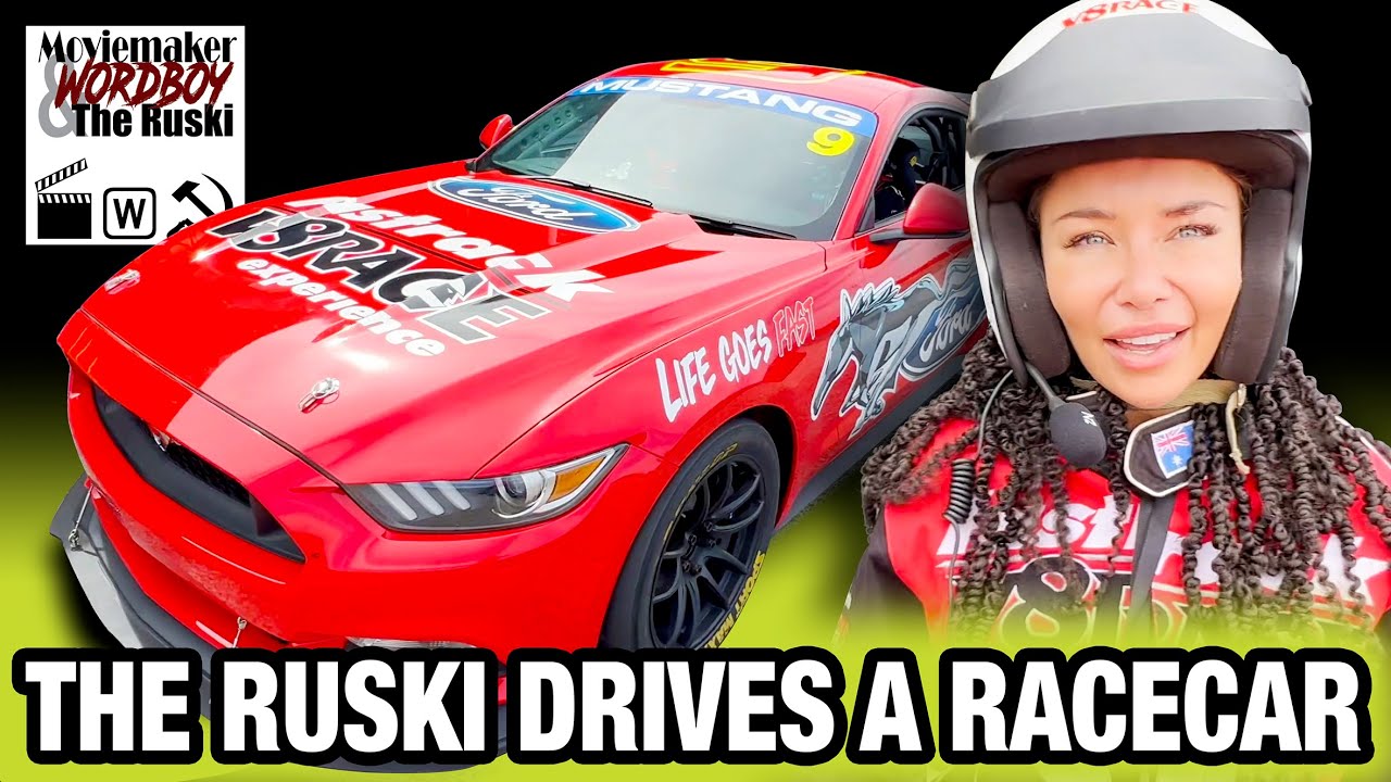 The RUSKI drives a V8Race car - YouTube