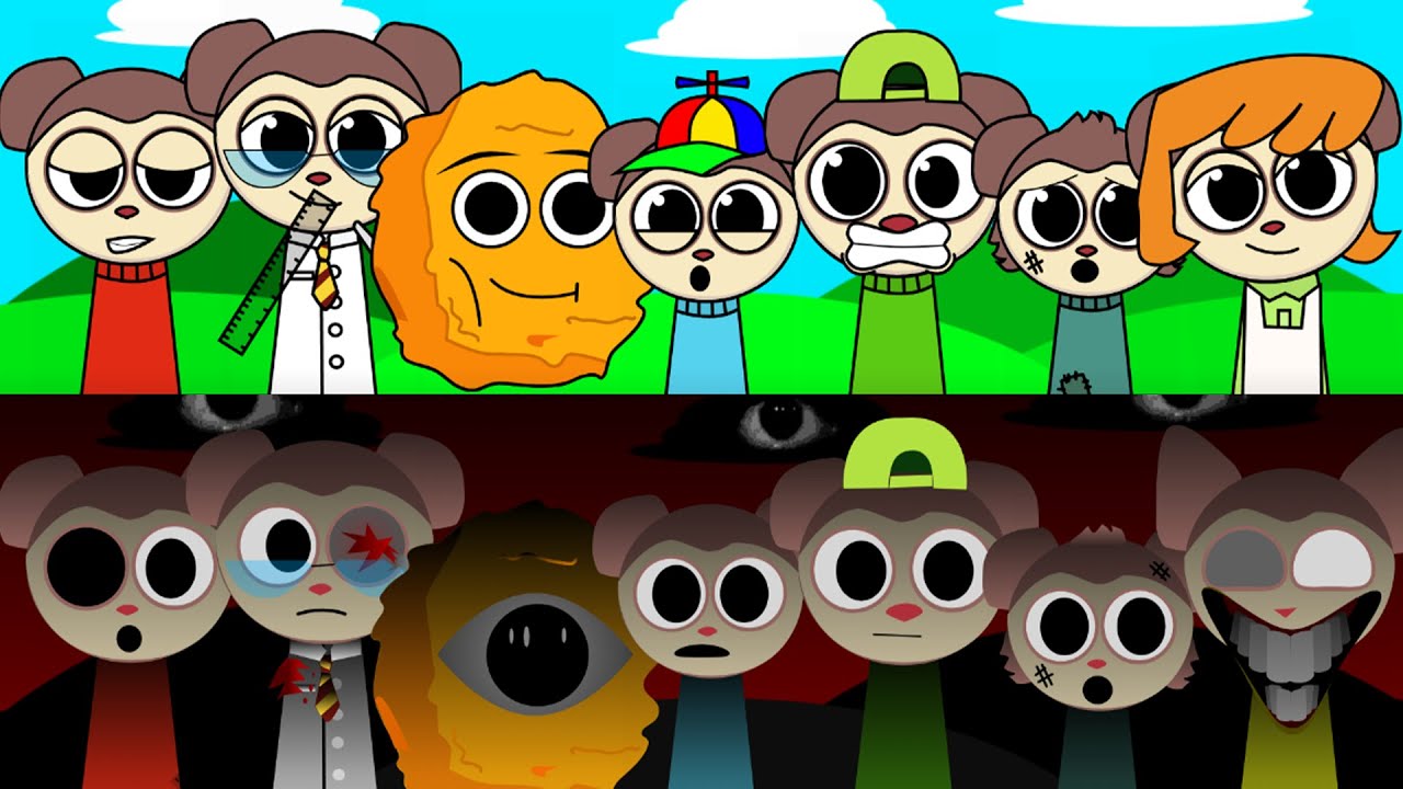 Incredibox Sprunki - Max design pro | Normal Version Vs Horror Version ...