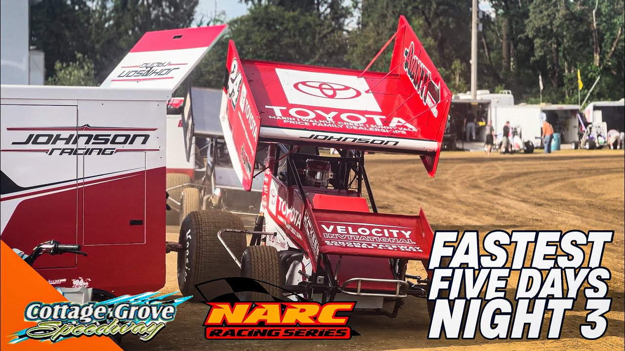 410 Sprint Cars Cottage Grove Speedway : Night 3 Of Fastest 5 Days ...