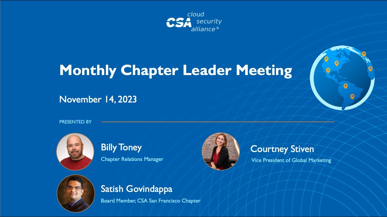 CSA SFO Chapter Key Highlights for 2023 - YouTube