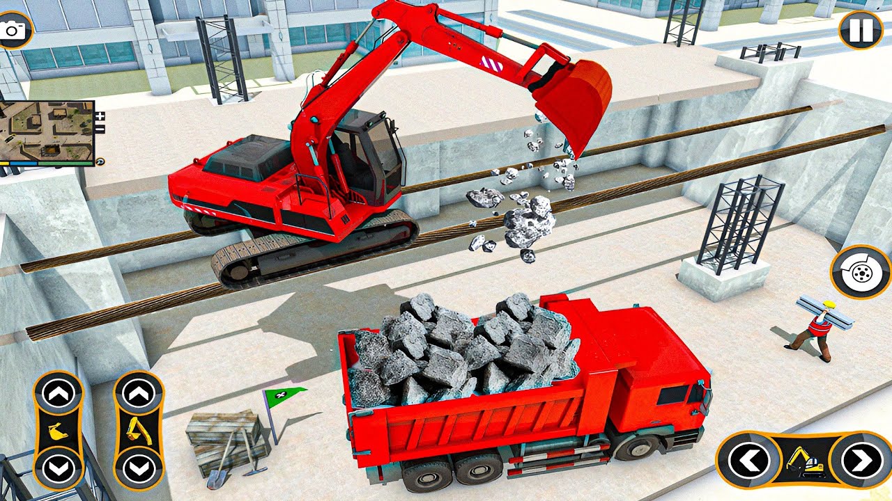 City Road Construction Games - City Construction Simulator - Android ...