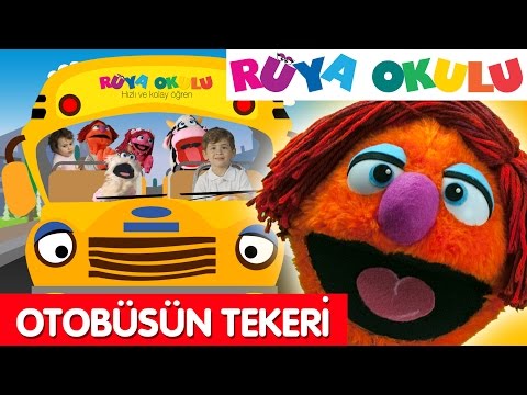 Wheels on the bus - Turkish - Otobüsün Tekeri Dönüyor - RÜYA OKULU