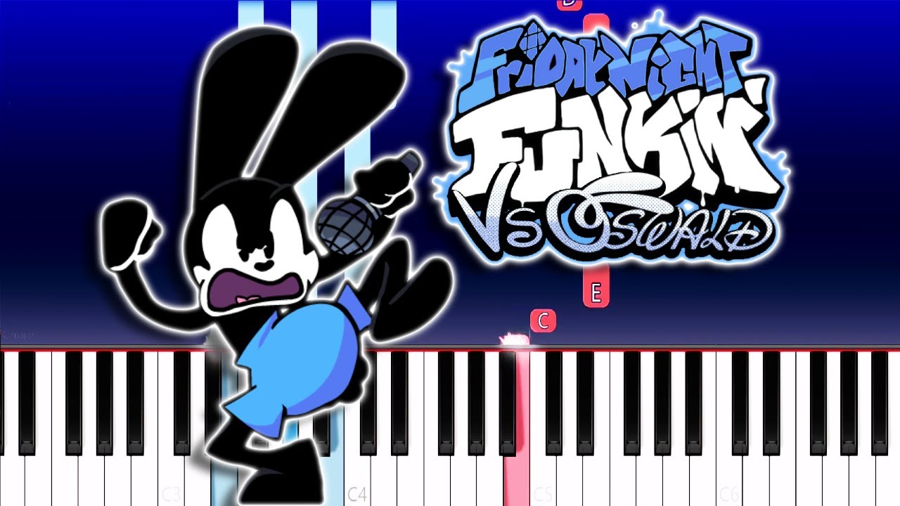 Friday Night Funkin' - V.S. Oswald [Rabbit's Luck] (Piano Tutorial ...