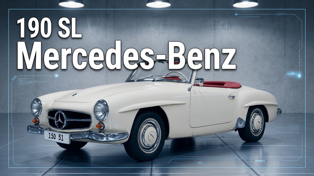 The Mercedes-Benz 190 SL Carries the Elegant Shape that Became a Symbol ...