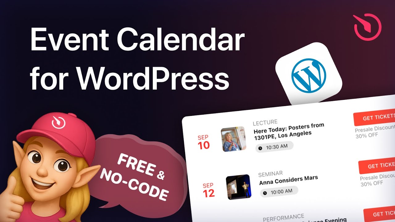 How to Add Event Calendar to WordPress website - YouTube