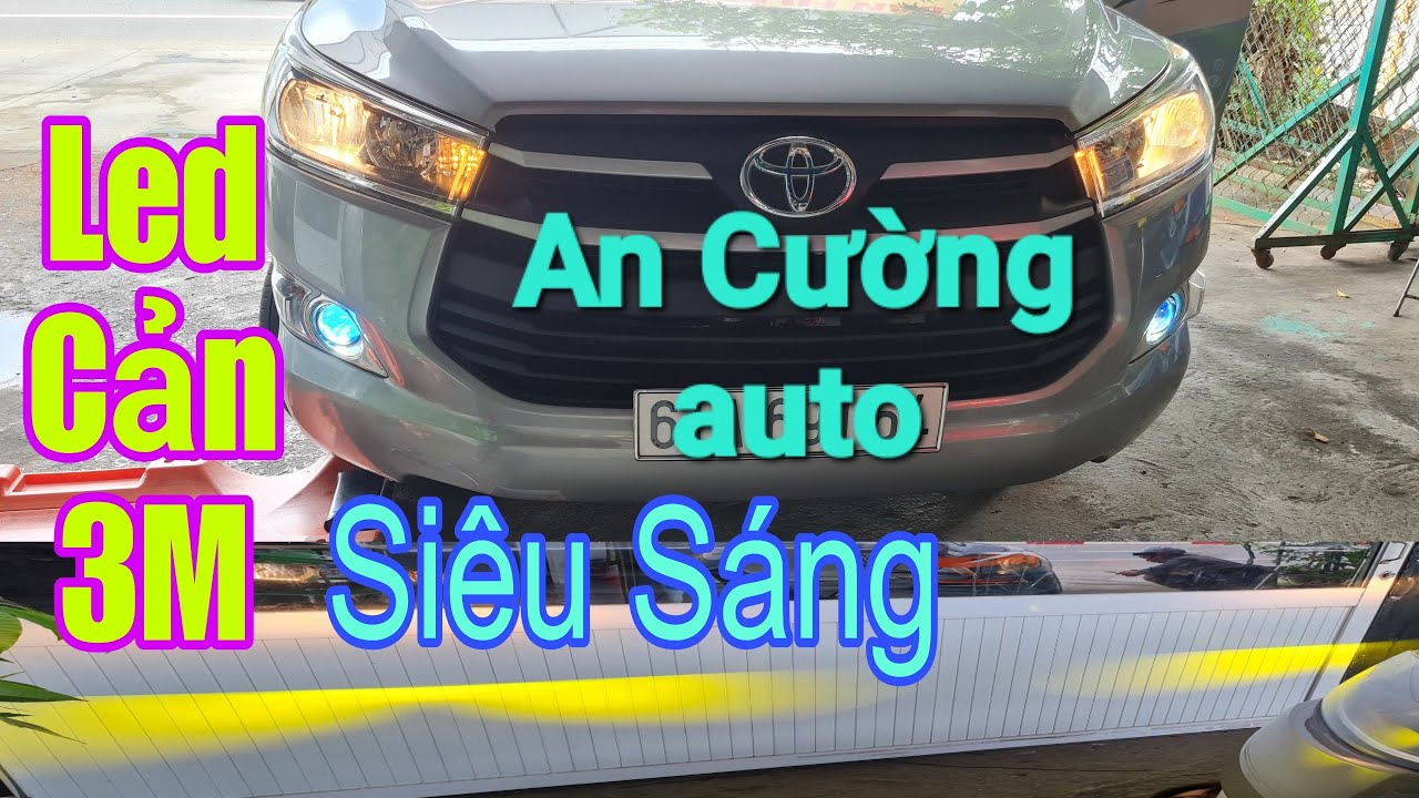 Độ Bi Cản Led Cho Xe Innova Siêu Sáng Trên Từng Cây Số! @ancuongauto ...