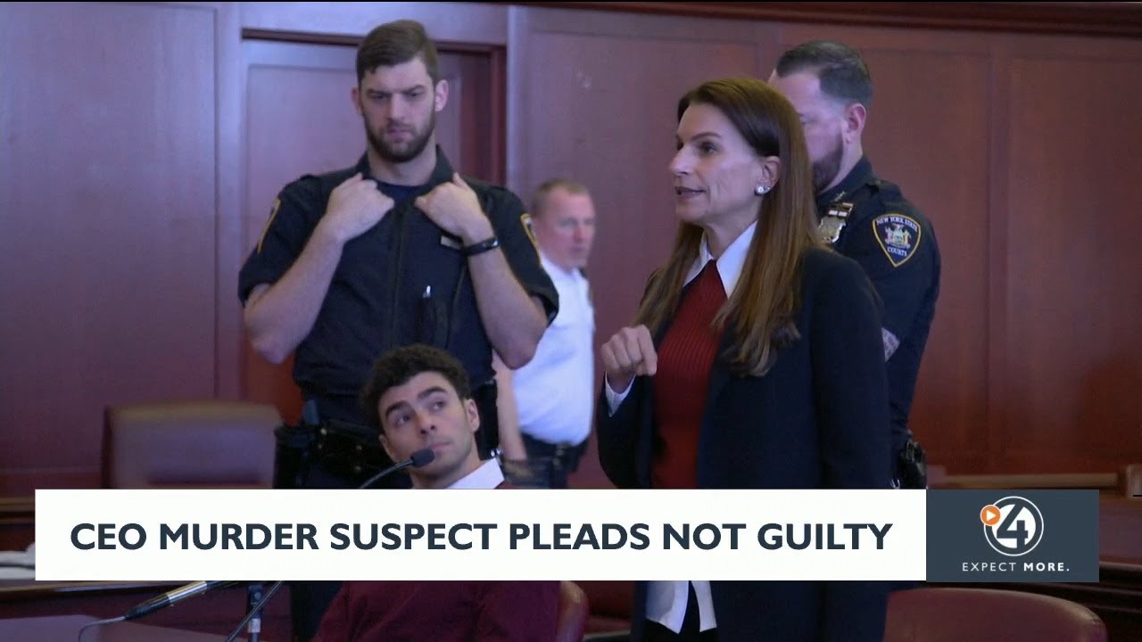 CEO murder suspect pleads not guilty - YouTube