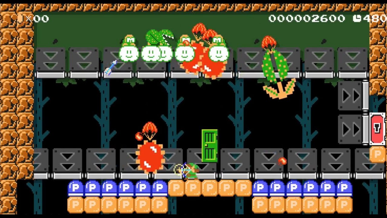 [SMM2] Barbs Awakening by Barb (Master Sword/Link costume) - YouTube