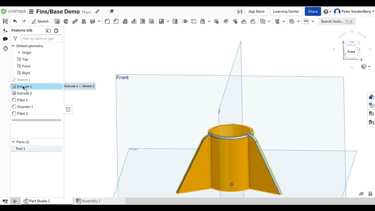 Rocket Fins/Base CAD Demo - YouTube