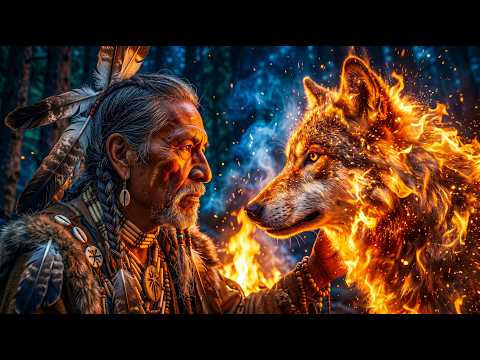 Secret Shamanic Healing Music 432Hz | Fire Wolf Ritual for Deep Energy Cleansing