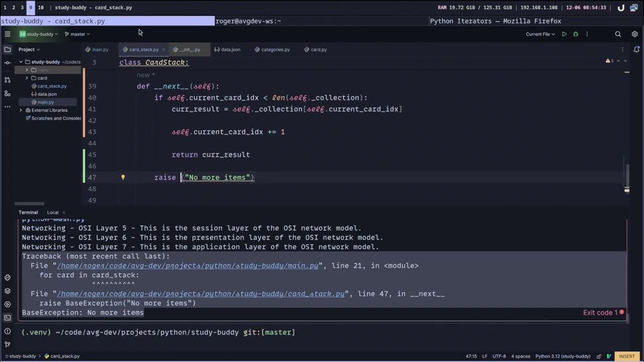 05 - An Average Dev Does a Side Quest - Python - Iterator and Data Loading - YouTube