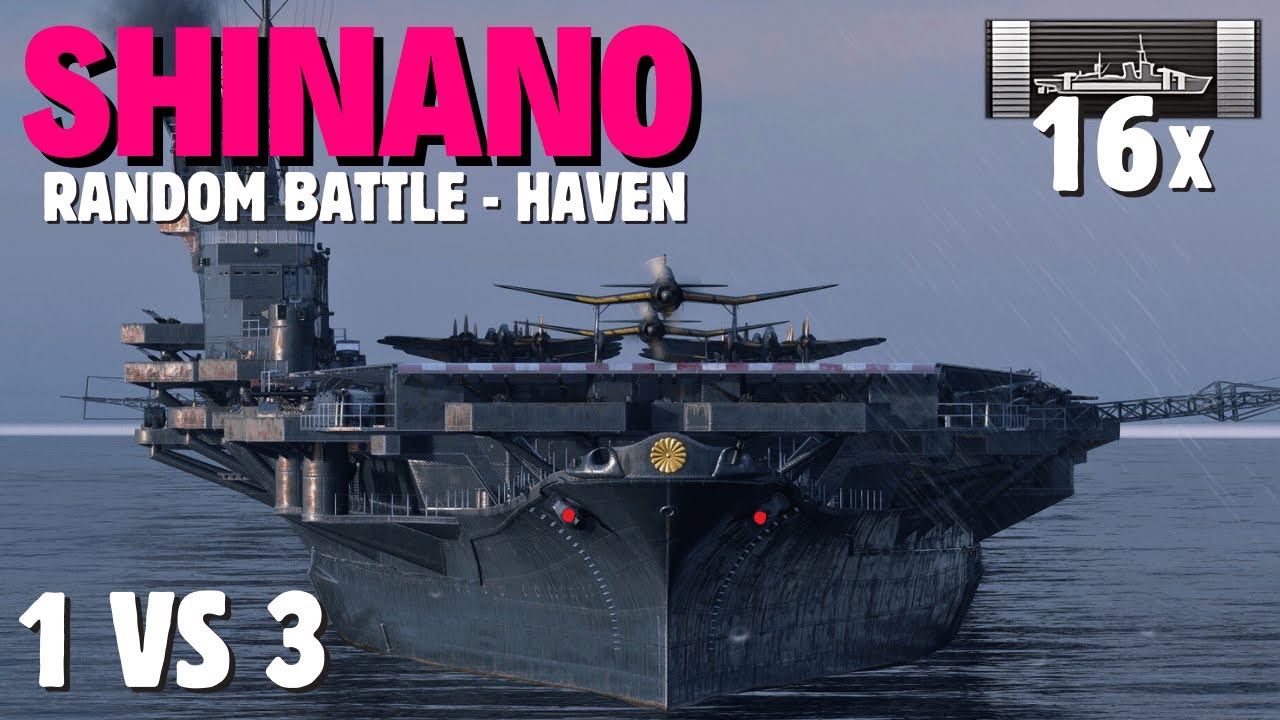 Shinano - Triple Ship Clash with Epic Carry Using Smoke and Secondaries ...