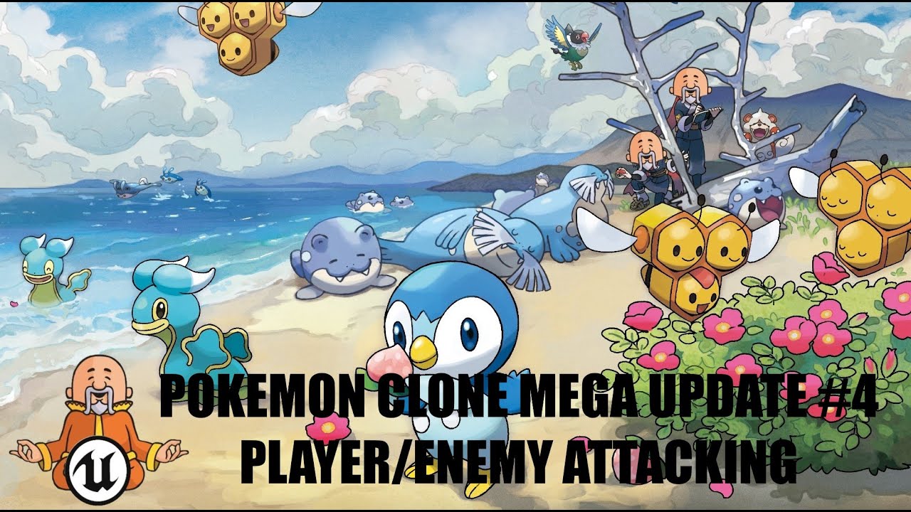 Player/Enemy Attacking - Mega Update #4 - #25 Pokémon Clone Unreal ...