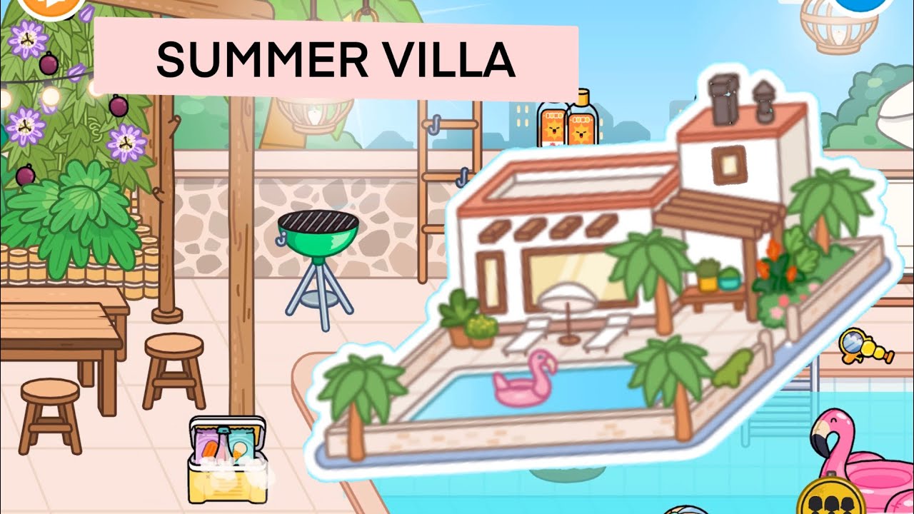 SUMMER VILLA IS HERE !!! Toca world - YouTube