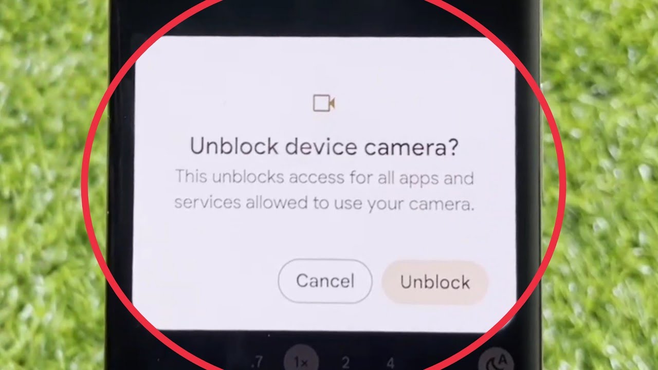 Fix Unblock device camera in Android 14 || Google Pixel - YouTube