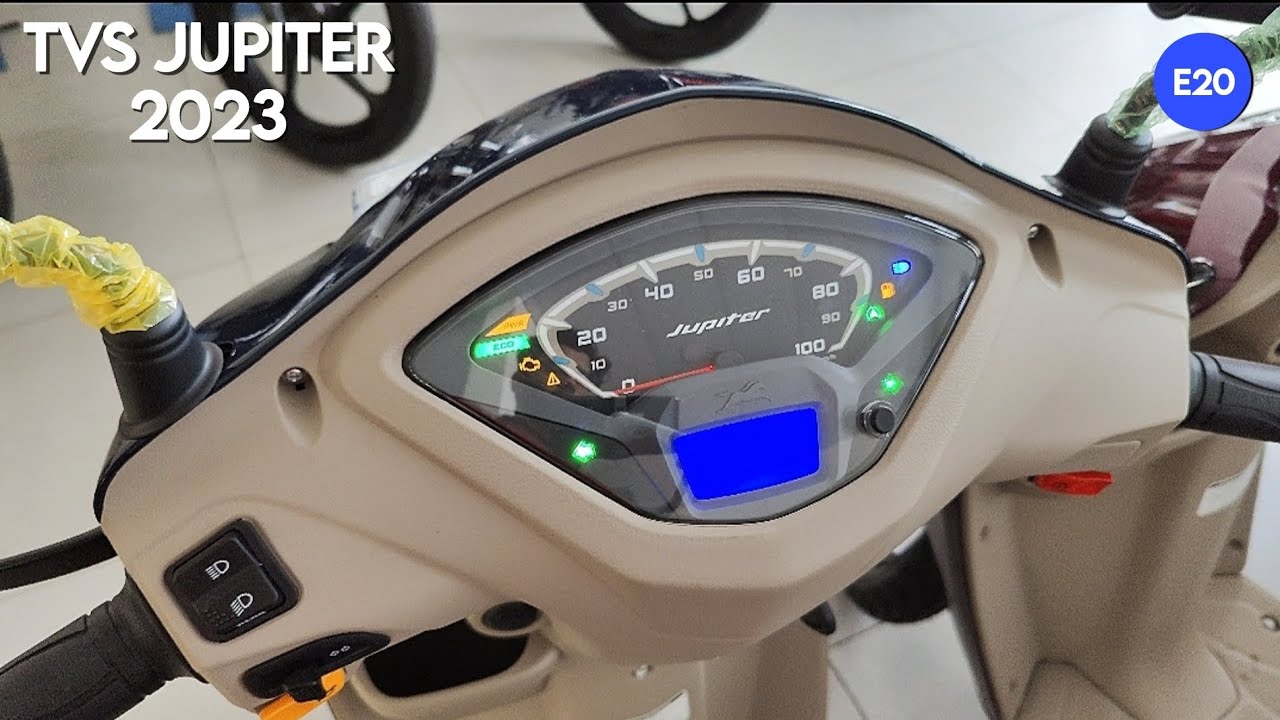 Tvs Jupiter ZX 2023 110cc Model with E20 and OBD-2 Updates Review ...