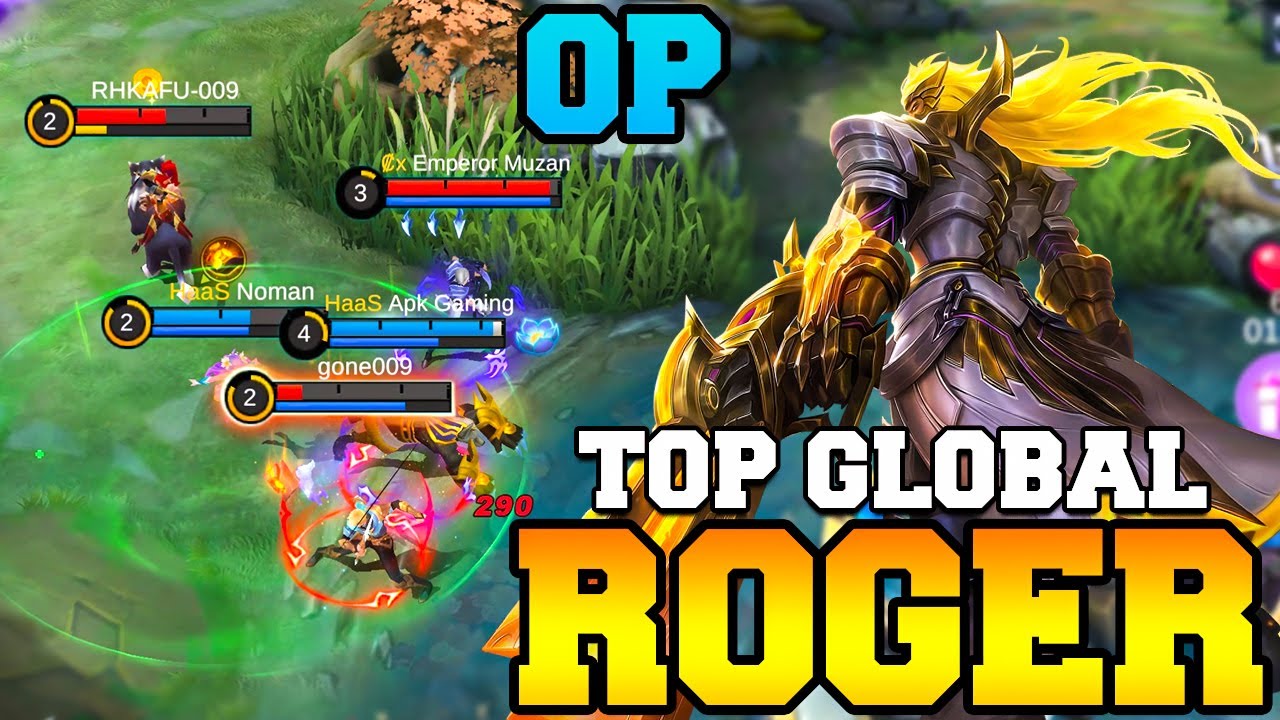 New Buffed Roger With 31 Kills !! Roger MLBB Best Build 2023 Gameplay ...