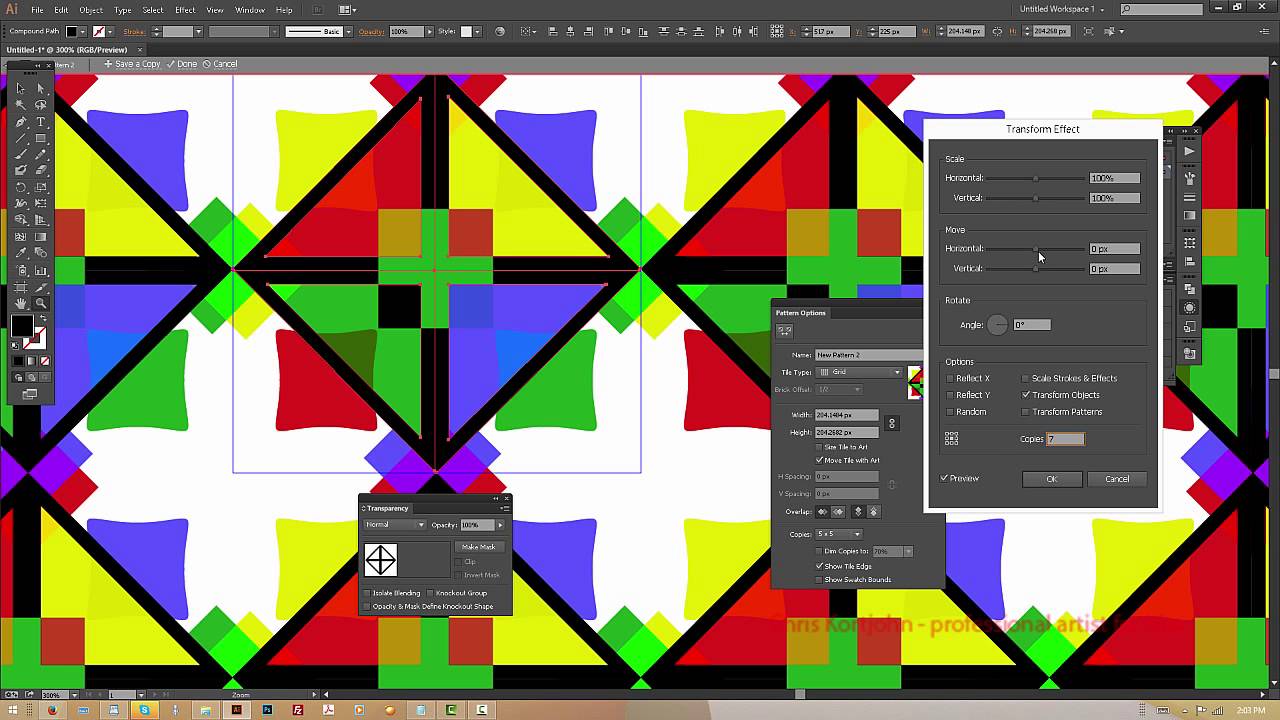 How to Make Crazy Designs in Adobe Illustrator with Patterns - YouTube