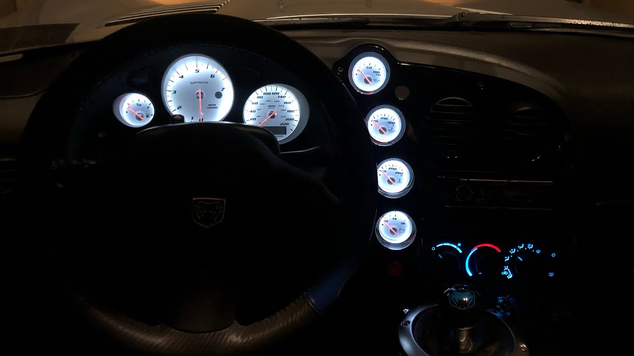 Replacing the viper’s cluster lights with LEDS - YouTube