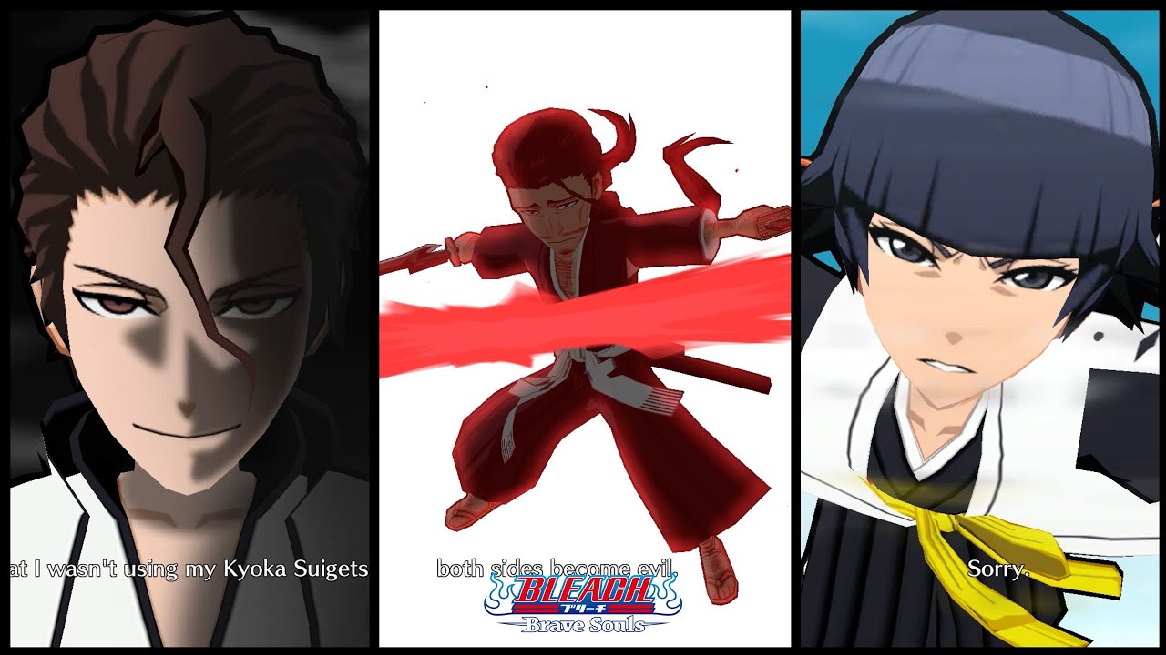 Aizen Shunsui Soi Fon Special Moves Bleach Brave Souls - YouTube