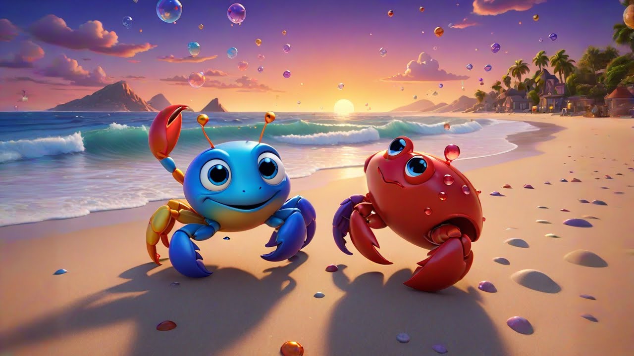 Six Baby Crabs Dance in the Sand + More Nursery Rhymes & Kids Songs ...
