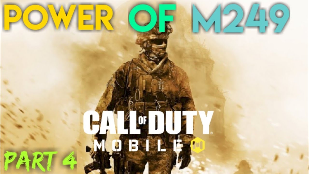 POWER OF M249|Call of duty|GAMEPLAY - YouTube