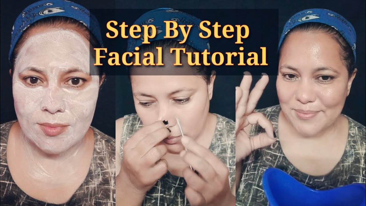 How To Do Facial At Home/ Facial At Home /Beauty With Mayuri - YouTube