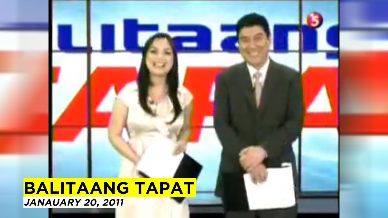 #KapatidThrowback TV5 | Balitaang Tapat - January 20, 2011 - YouTube