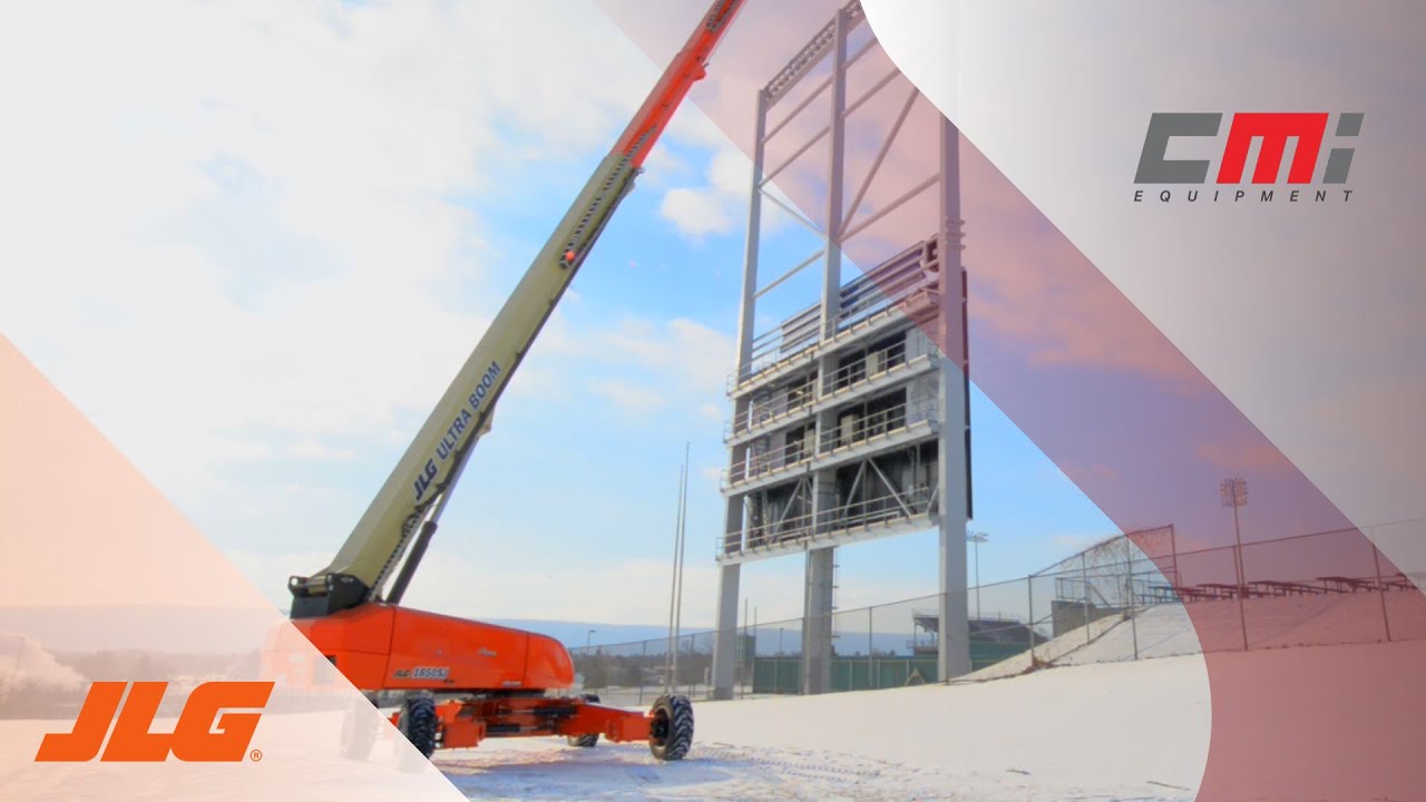 CMI | JLG 1850SJ Boom Lift Heavy Equipment in Action - YouTube