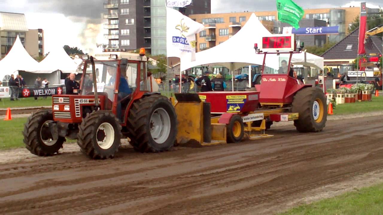 Fiat 45-66 tractor tractorpulling - YouTube