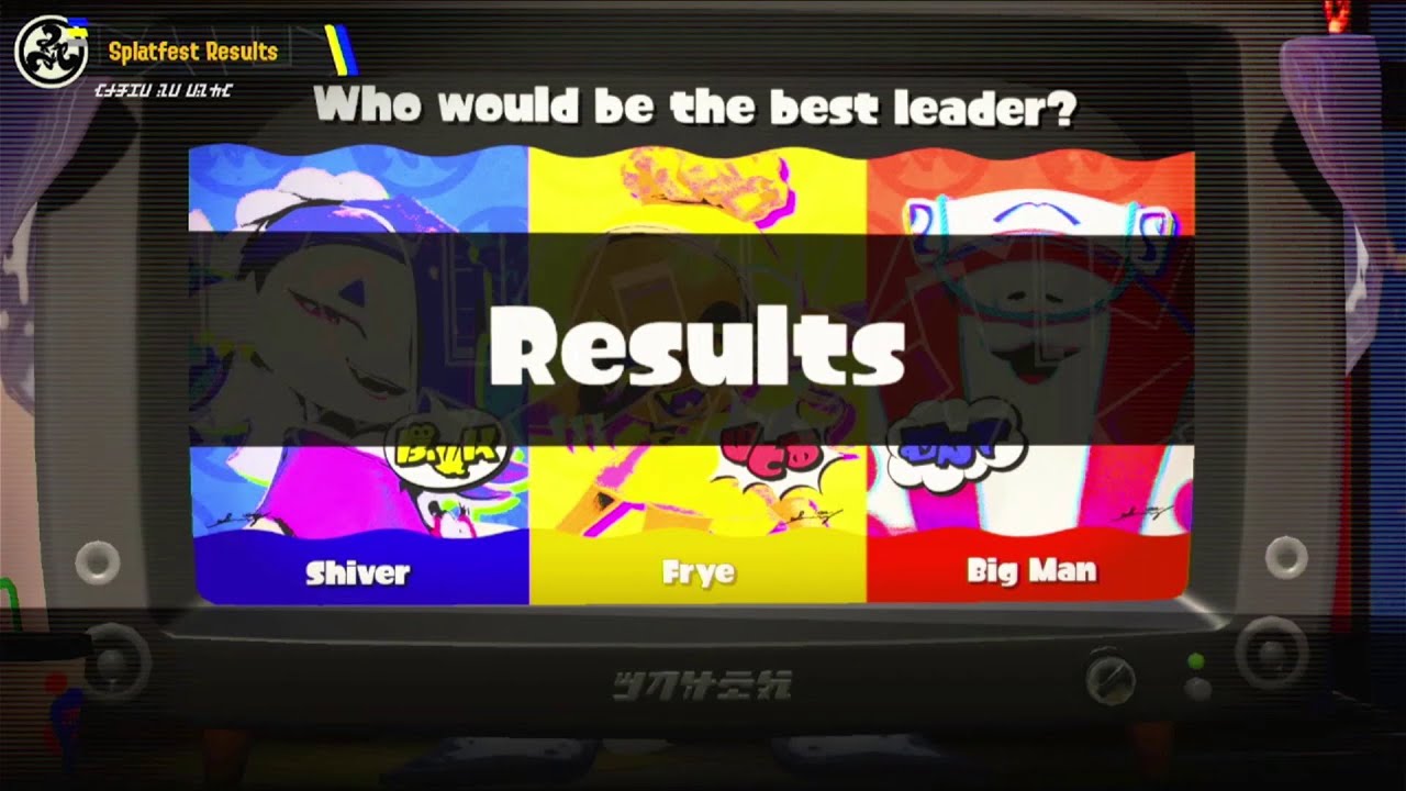 Splatoon 3 - Splatfest #10 Quem seria o melhor líder? Primeiro ...