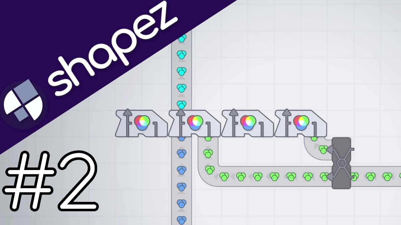 Shapez - Mixing Colors | Ep. 2 - YouTube