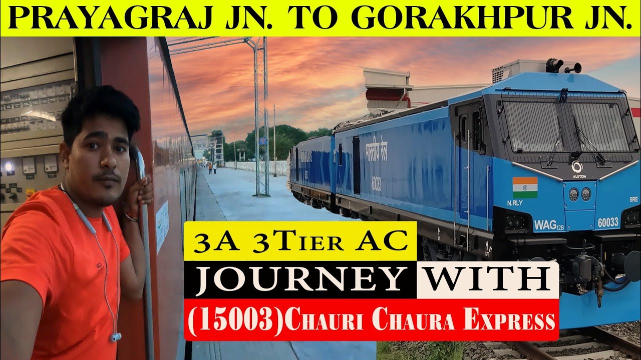 Journey to the 2nd largest Railway Platform || Prayagraj to Gorakhpur ...