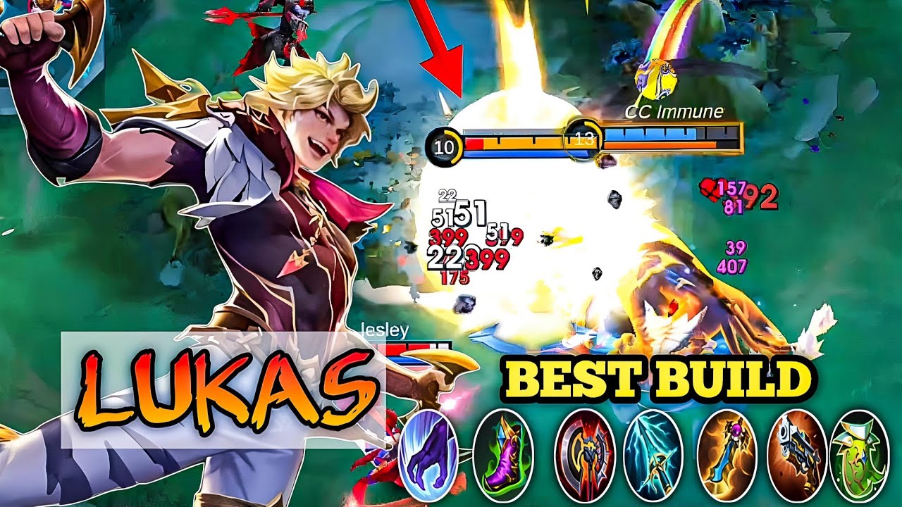 Unexpected Damage! ( Lukas ) Best Build! | New OP! Hero Lukas Gameplay ...