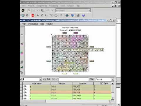 Creating a VHDL Program for Intel (Altera) FPGAs (Sec 4-4E) - YouTube