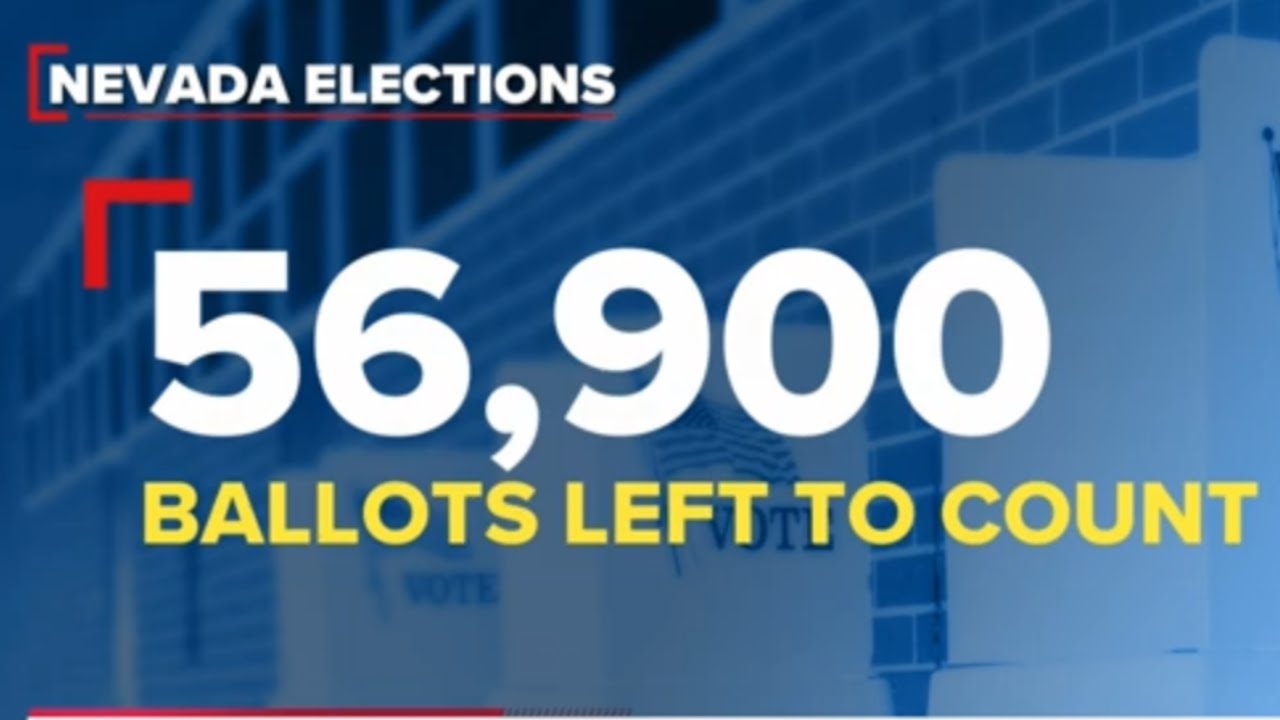 More than 50,000 votes still need to be counted in Nevada | Rush Hour ...