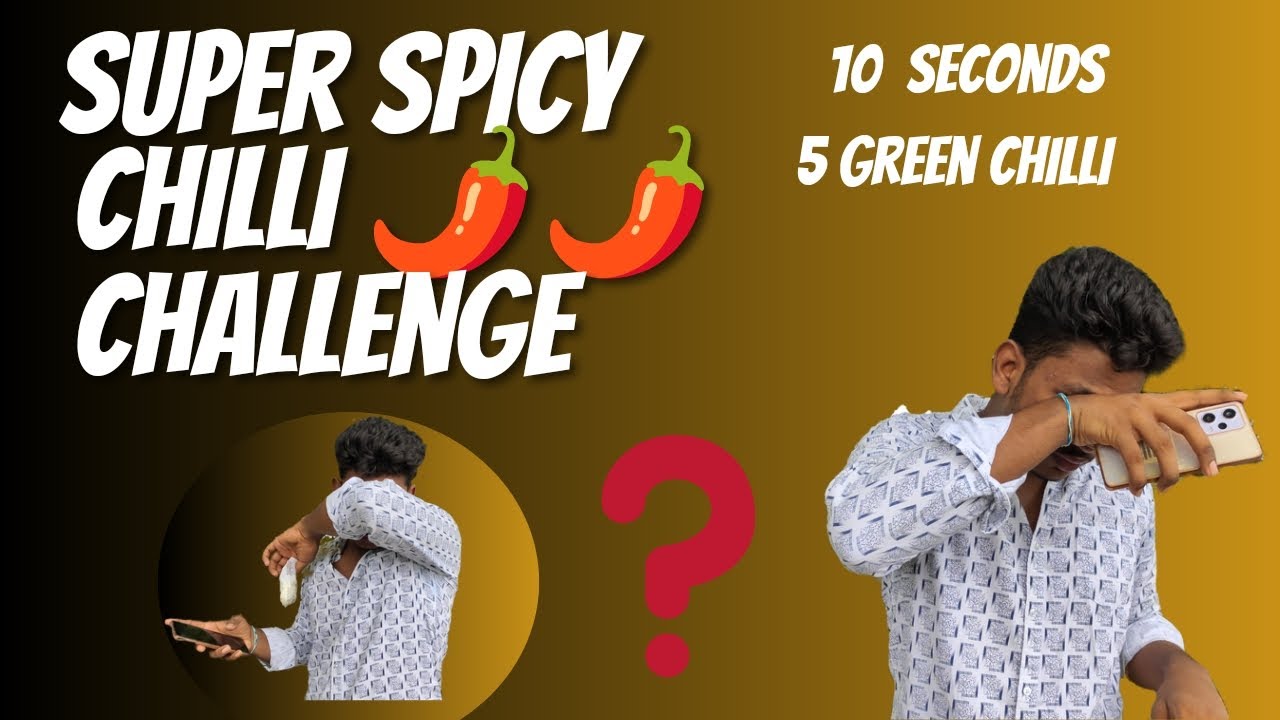 chilli 🌶️🌶️ challenge in 10 Seconds #challenge #chill #foodie #comment ...