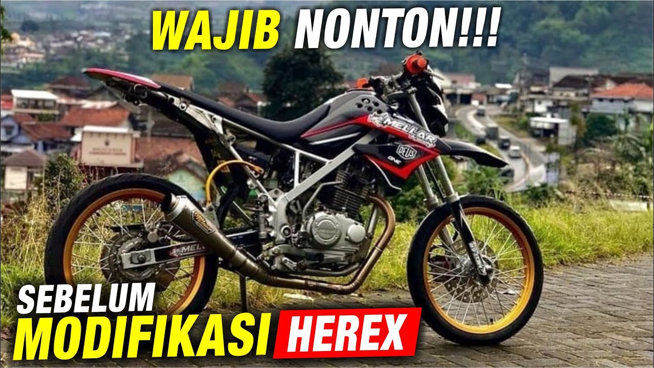 Full Modif Herex SUPERMOTO DT KLX CRF Herex Style | Fath Rider - YouTube