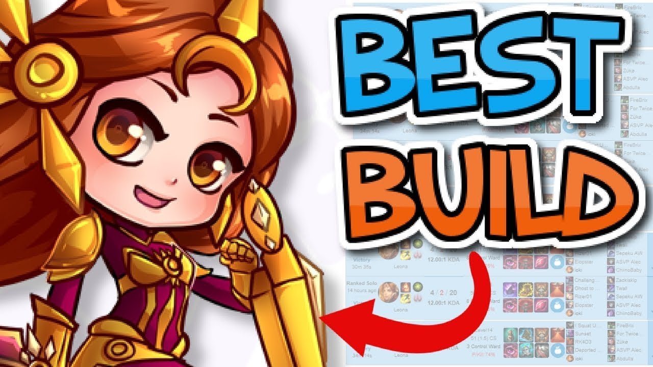 THE *BEST* LEONA BUILD SEASON 8! || Leona Season 8 [COMMENTARY] - YouTube