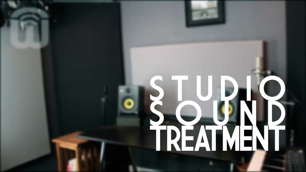 Studio sound treatment - YouTube
