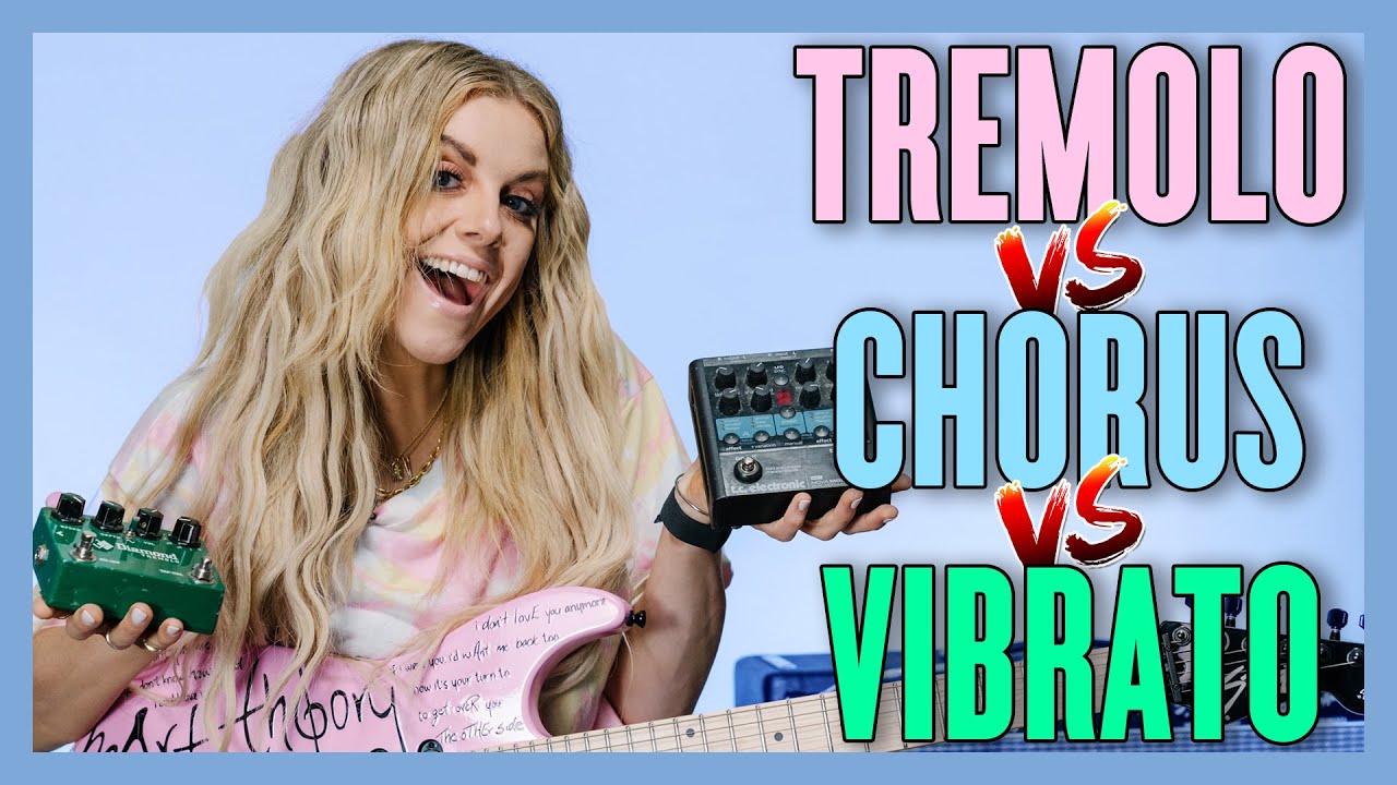 The Difference Between Tremolo, Chorus, and Vibrato (feat.@lindsayell ...