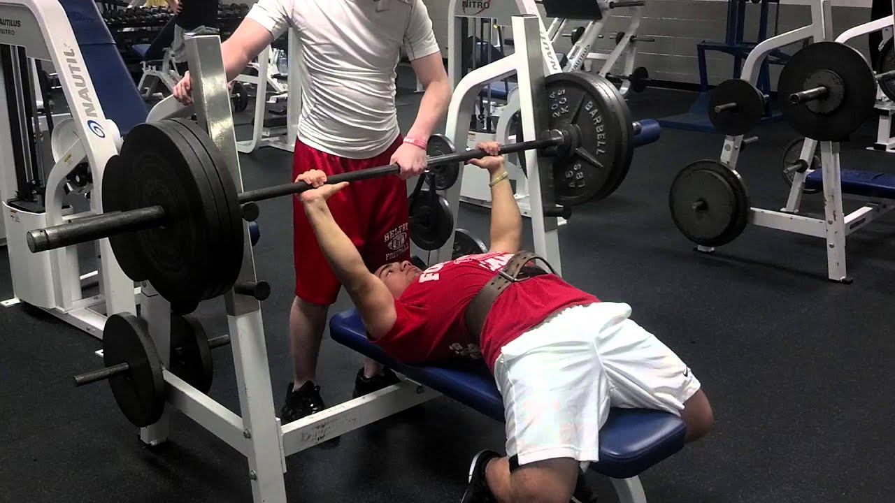 Bench 315 @ 167lbs. - YouTube