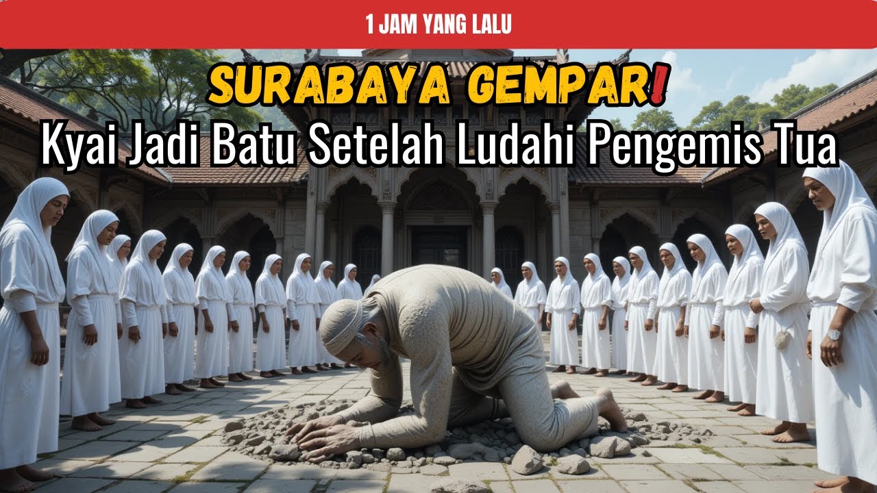 Surabaya Gempar! Kyai Berubah Jadi Batu Setelah Ludahi Pengemis Tua ...