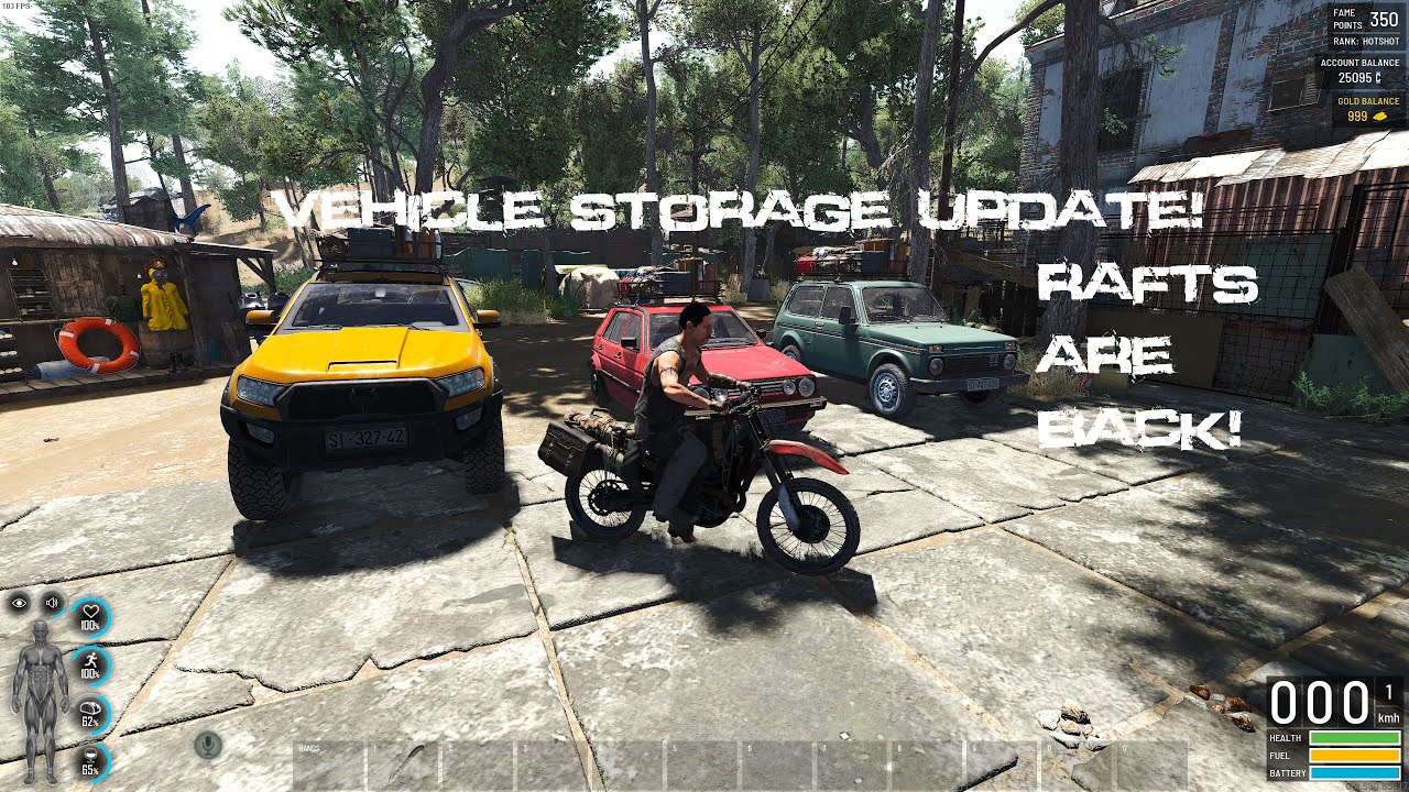 SCUM Vehicle Storage Update is HERE! Rafts ARE BACK! #scum #pcgaming # ...