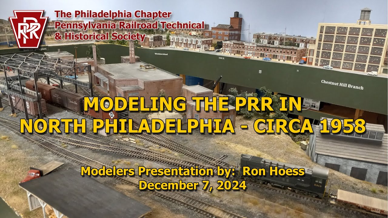 Modeling the PRR in North Philadelphia circa 1958 - YouTube
