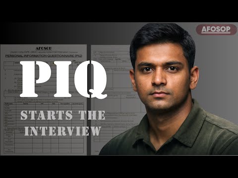 SSB PIQ Explained: What the Interviewing Officer Actually Sees II by Lt Col Ganesh Babu II ex-GTO